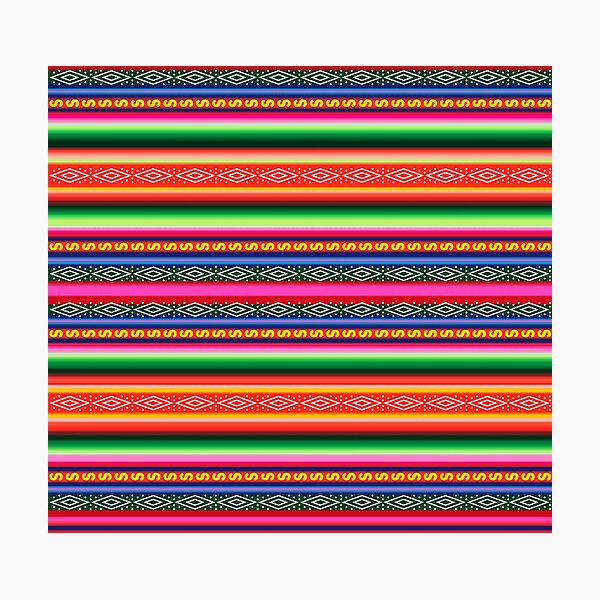 Lámina fotográfica con la obra «Manto Peruano - Cultura - Perú ...