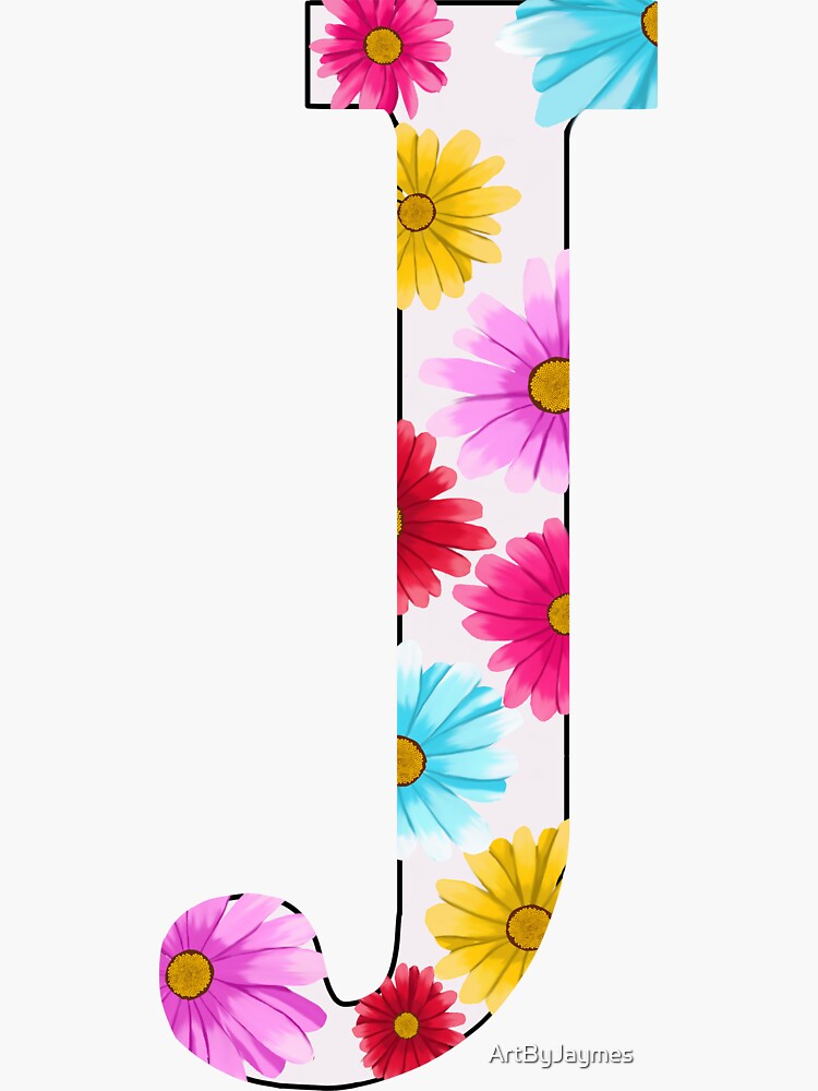 "Daisy J" Sticker for Sale by ArtByJaymes | Redbubble