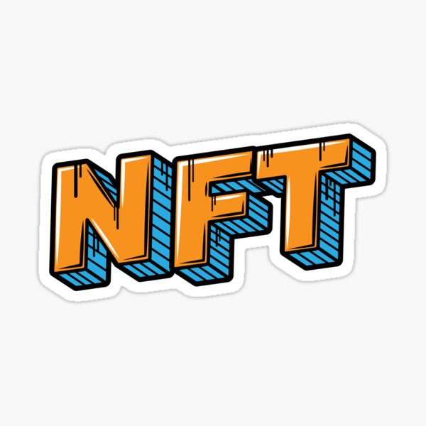 "NFT" Sticker for Sale by NFTlink | Redbubble