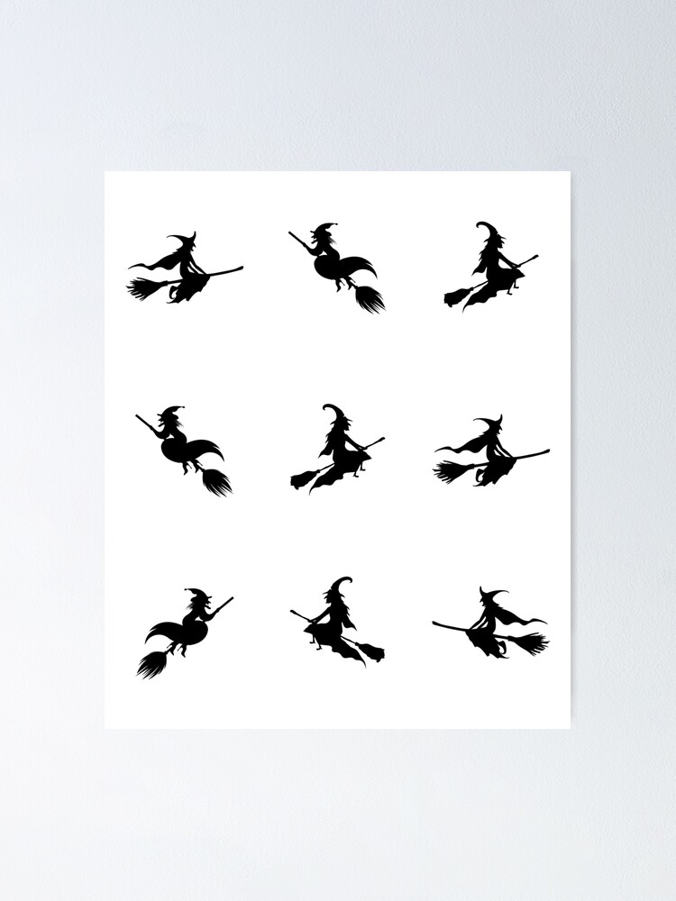 "Wicked Flying Witches" Poster for Sale by GleamingGiant | Redbubble