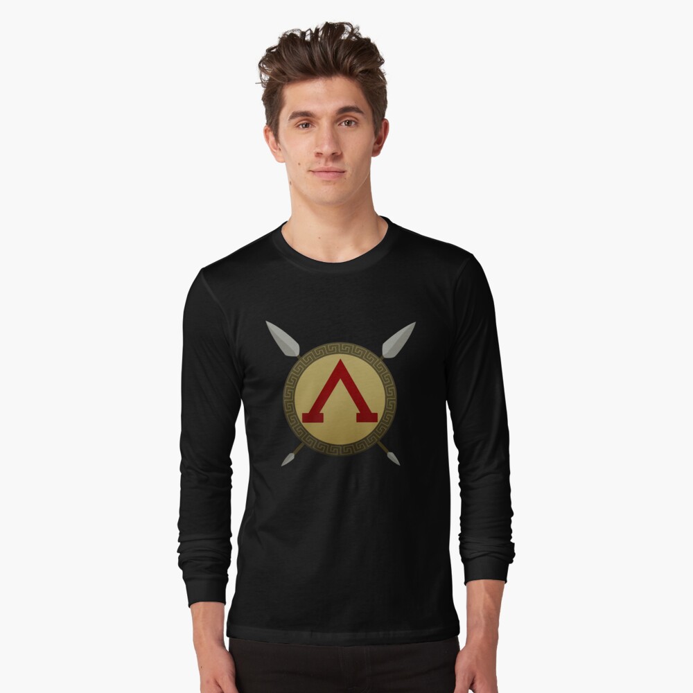 "Spartan Shield and Spear" Sticker for Sale by WarlordApparel | Redbubble
