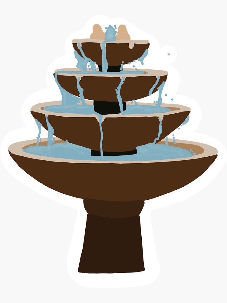 "Wedding fountain" Sticker for Sale by ashhale | Redbubble