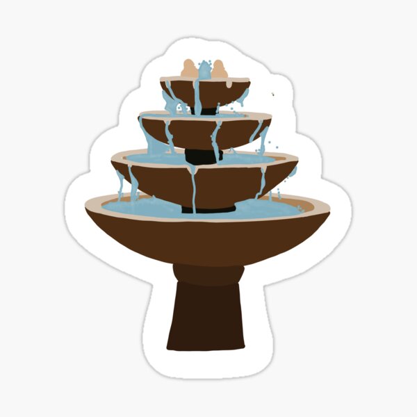 "Wedding fountain" Sticker for Sale by ashhale | Redbubble