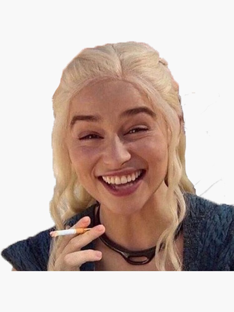 "Emilia Clarke Funny Stickers" Sticker for Sale by edmondantes | Redbubble