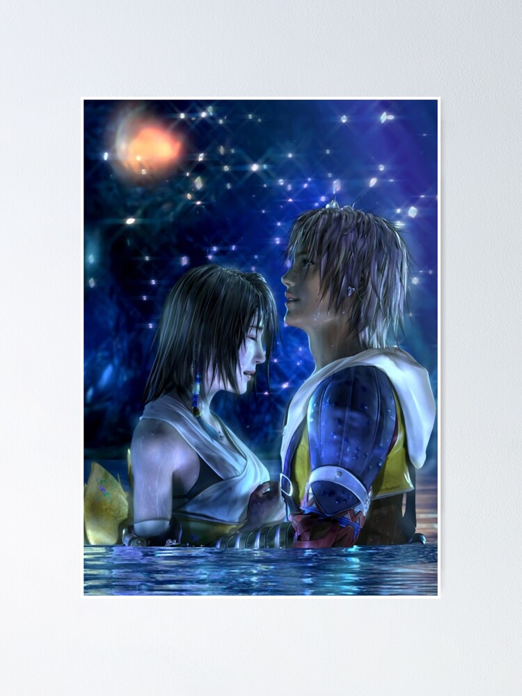 "Final Fantasy X - Tidus & Yuna Artwork" Poster for Sale by ZeWiss ...