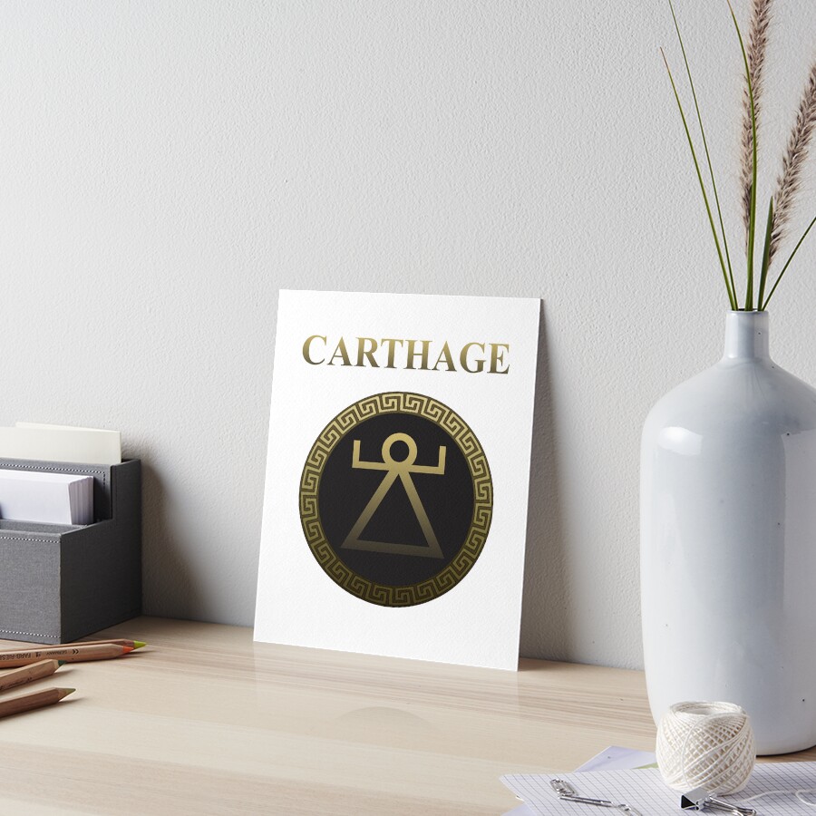 "Ancient Carthage Symbol of Tanit " Art Board Print for Sale by ...