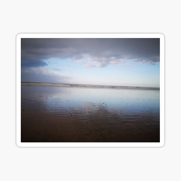 "Saltburn Beach" Sticker by Loveandfrappes | Redbubble