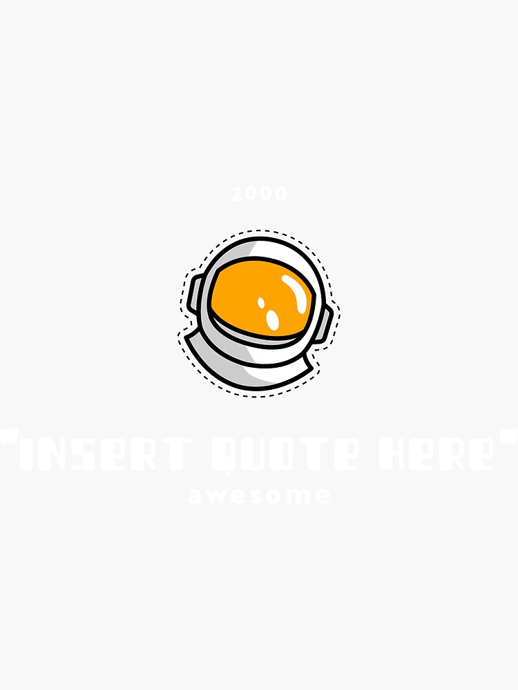 ""Insert quote here"" Sticker for Sale by sheepanda | Redbubble