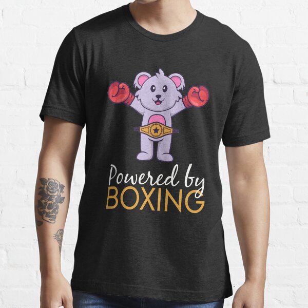"Powered by boxing, funny koala in boxer costume, design for boxing ...