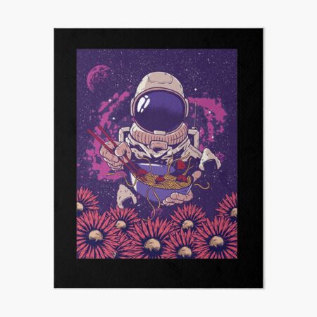 "Astronaut Ramen Space Ramen foodies" Art Board Print by TRIBExSPACE ...