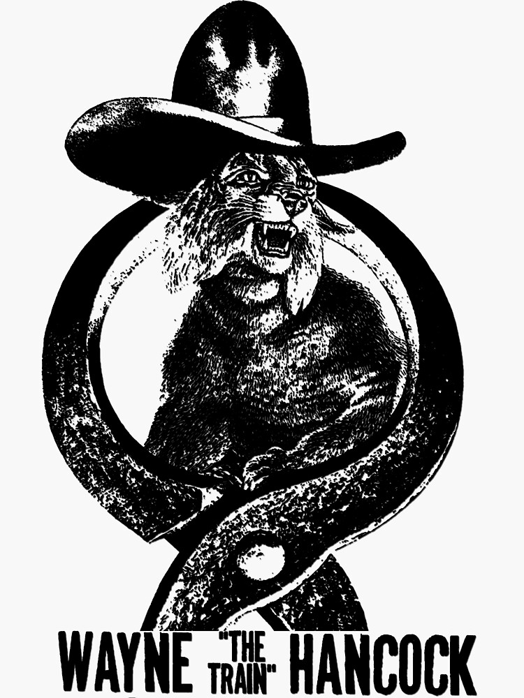 "new sticker wayne hancock" Sticker for Sale by amentajjar | Redbubble