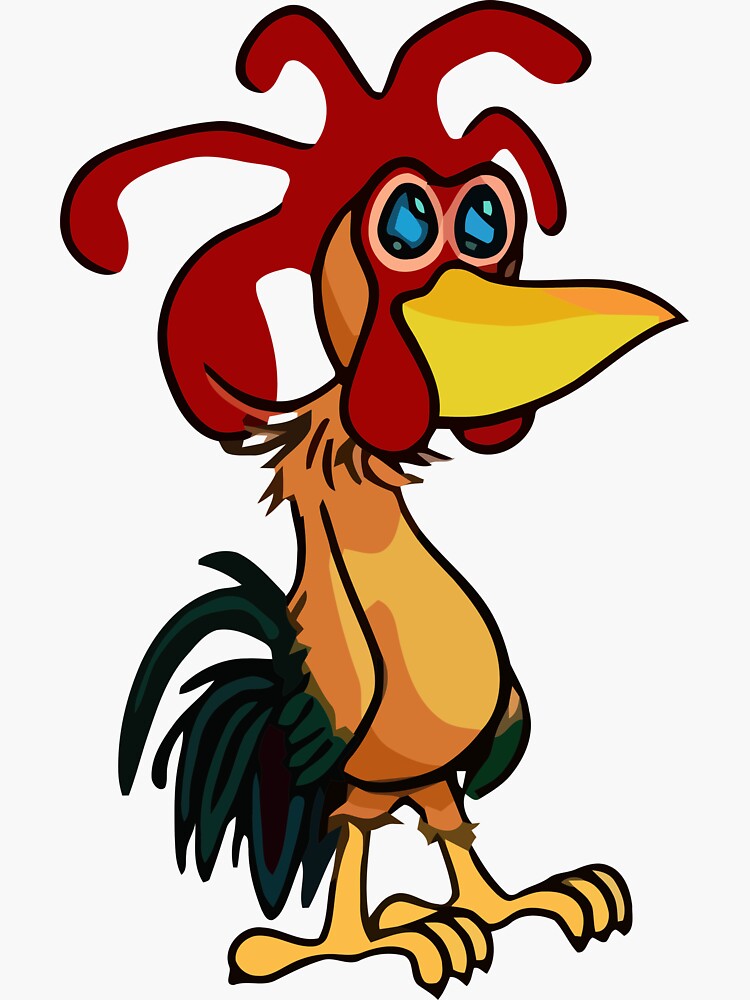 "Chicken Joe" Sticker for Sale by juljulkih | Redbubble