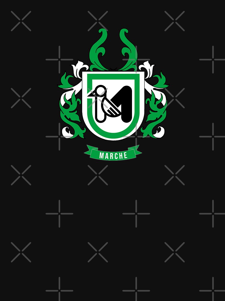 "Marche Flag Coat Of Arms - Cool Italian Marche Region" T-shirt by ...