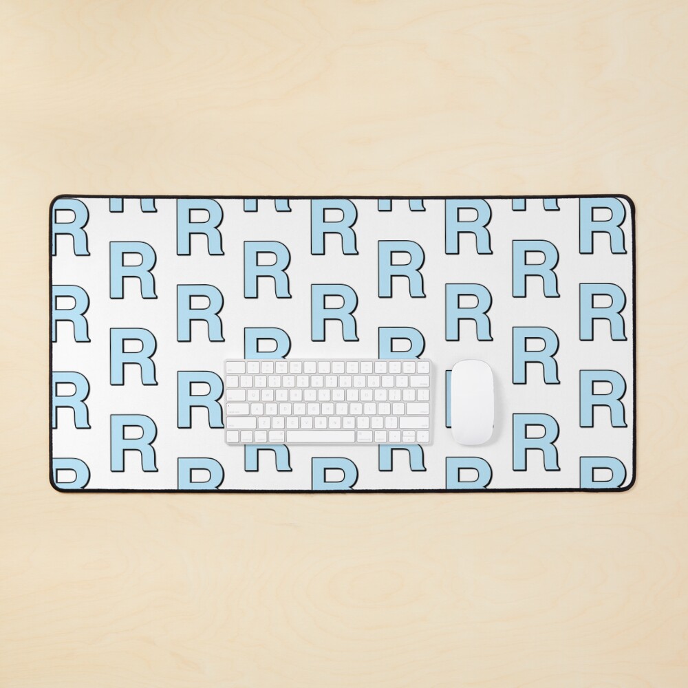 "Blue letter R" Sticker for Sale by imantahar | Redbubble