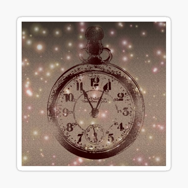 "Pocket Watch " Sticker for Sale by MissMay5 | Redbubble