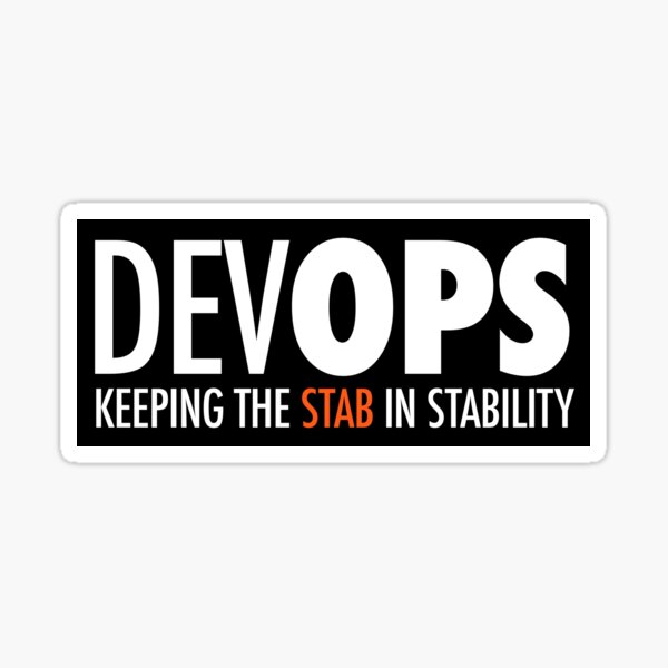 "Keeping the Stab in Stability (sticker)" Sticker for Sale by unixorn ...