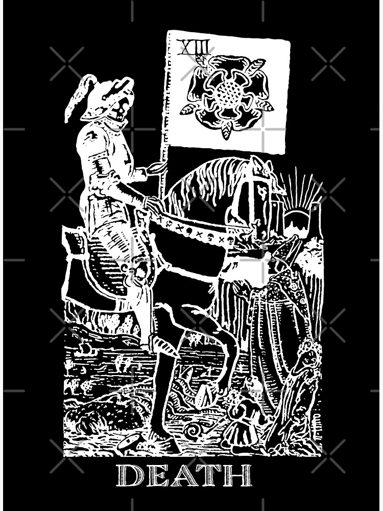 Death Card Traditional Tarot Premium Matte Vertical Poster