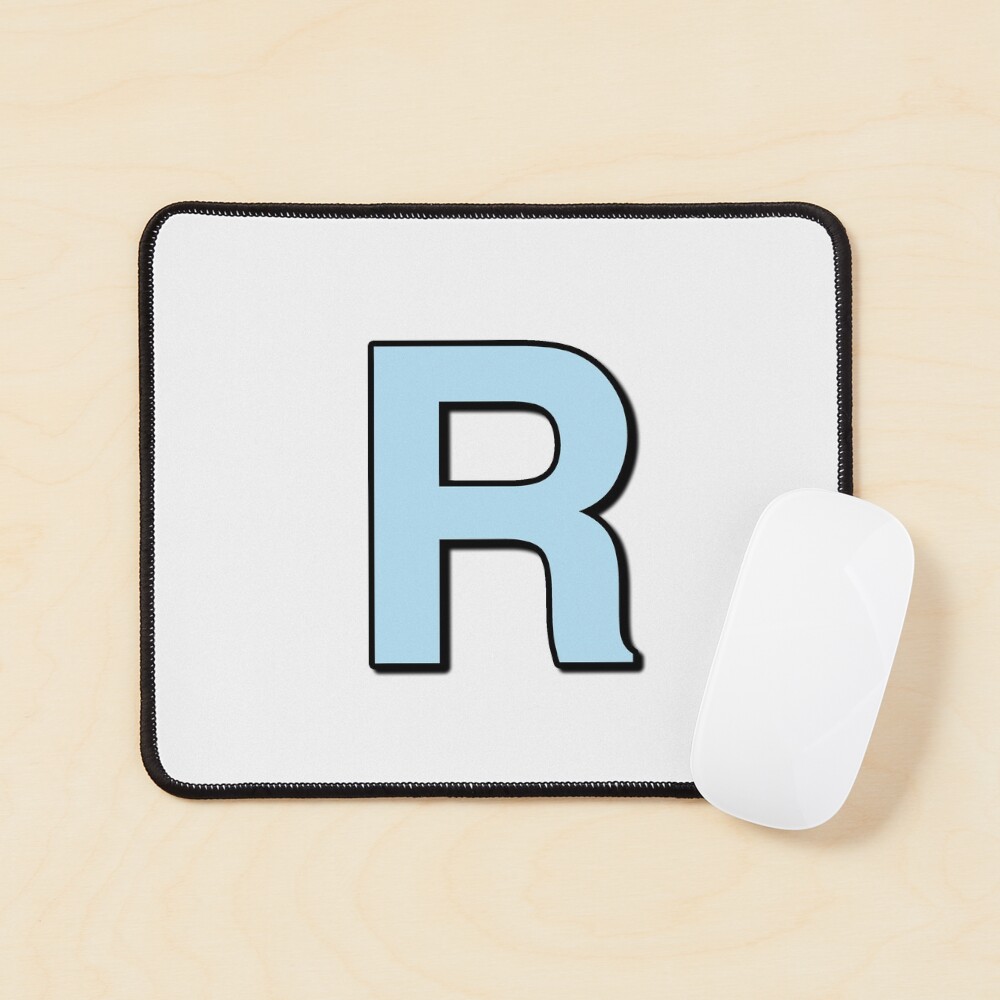 "Blue letter R" Sticker for Sale by imantahar | Redbubble