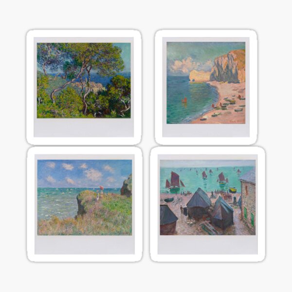 "Claude Monet Painting Sticker Pack 2" Sticker for Sale by ...