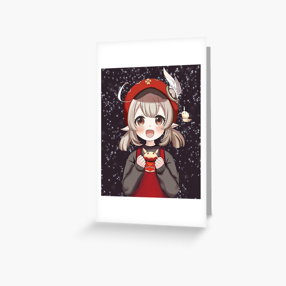 "Genshin Impact Klee" Greeting Card by delfinart | Redbubble
