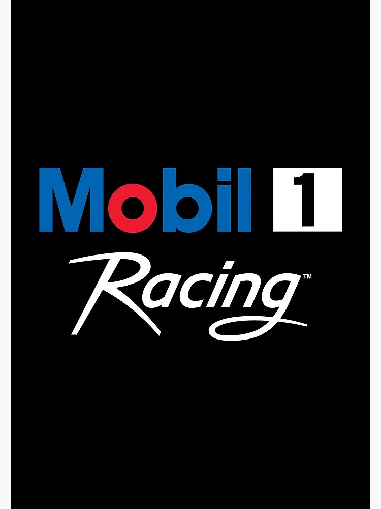 "MOBIL 1 Racing Logo" Spiral Notebook by Lanjutlah | Redbubble