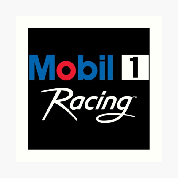 "MOBIL 1 Racing Logo" Art Print for Sale by Lanjutlah | Redbubble