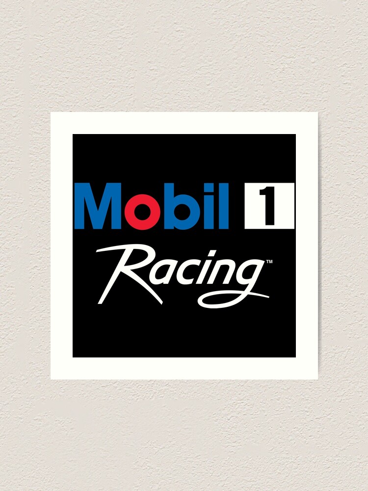 "MOBIL 1 Racing Logo" Art Print for Sale by Lanjutlah | Redbubble