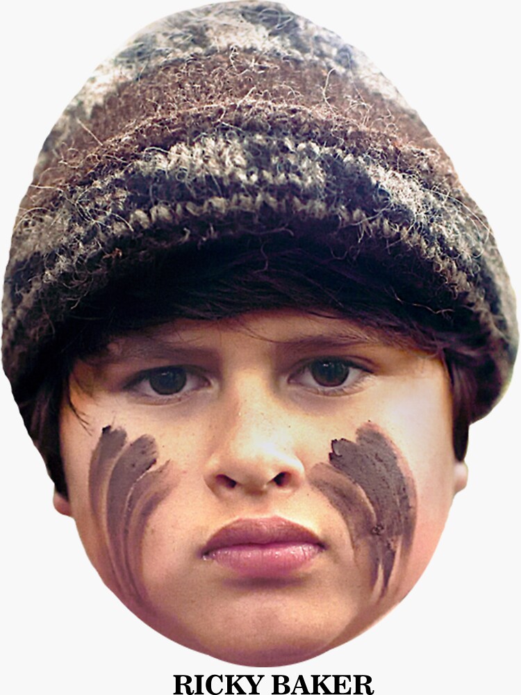 " ricky baker, hunt for the wilderpeople" Sticker for Sale by ...