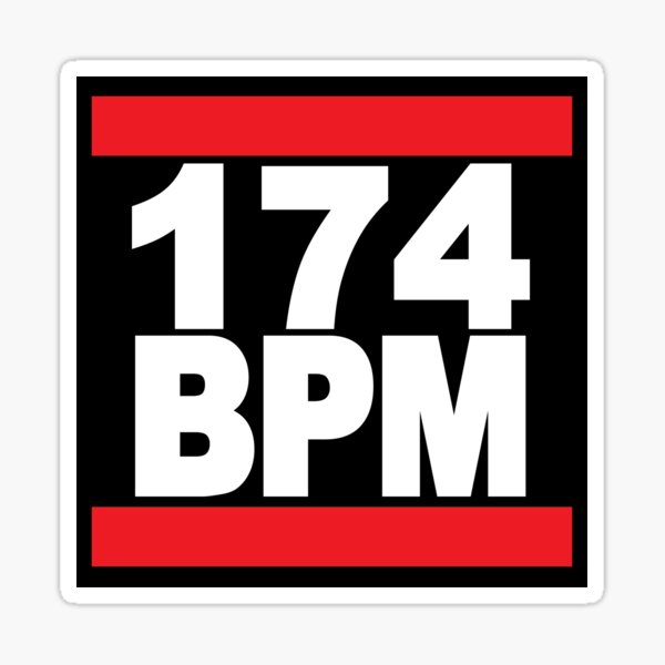 "Basshead of 174 Bpm Club ( Original DnB Massive!! )" Sticker by st7001 ...