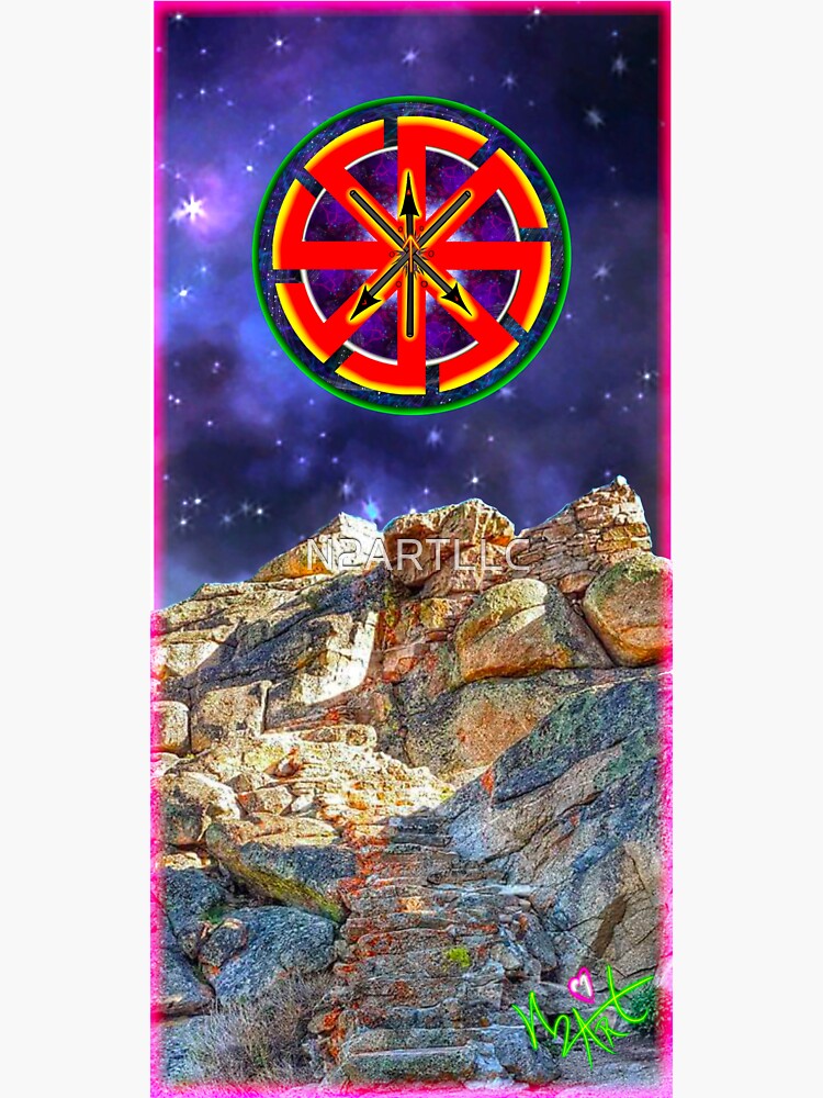 "Wheel of Life" Sticker for Sale by N2ARTLLC | Redbubble