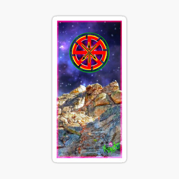 "Wheel of Life" Sticker for Sale by N2ARTLLC | Redbubble