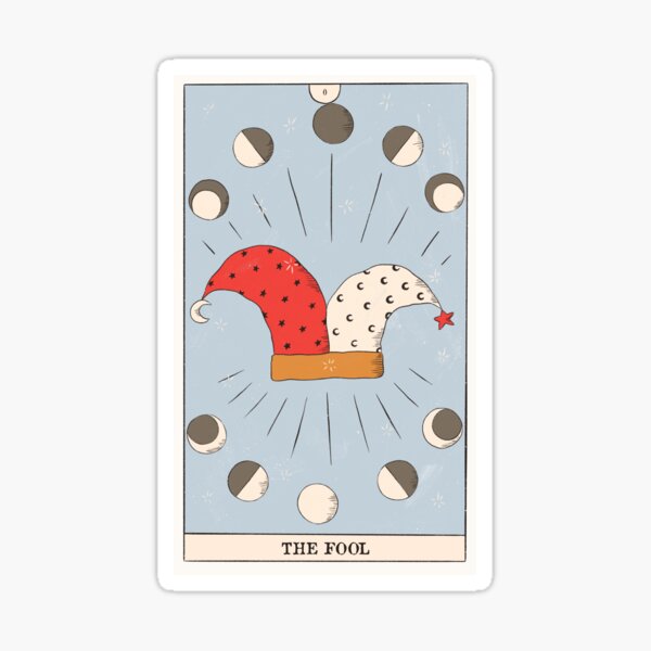 "Tarot Card The Fool" Sticker for Sale by Laniegeddon | Redbubble