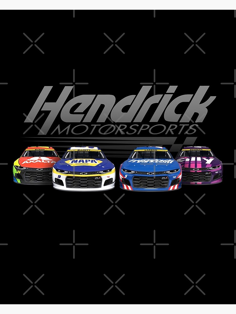 "Hendrick Motorsports 2021 Playoffs Edition /" Poster by Dibujoa-store ...