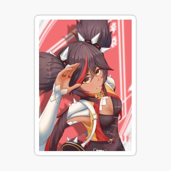 "Genshin Impact xinyan" Sticker for Sale by tousdes | Redbubble