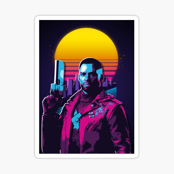 "Colt - Deathloop *80s retro*" Sticker for Sale by MyRetroArt | Redbubble