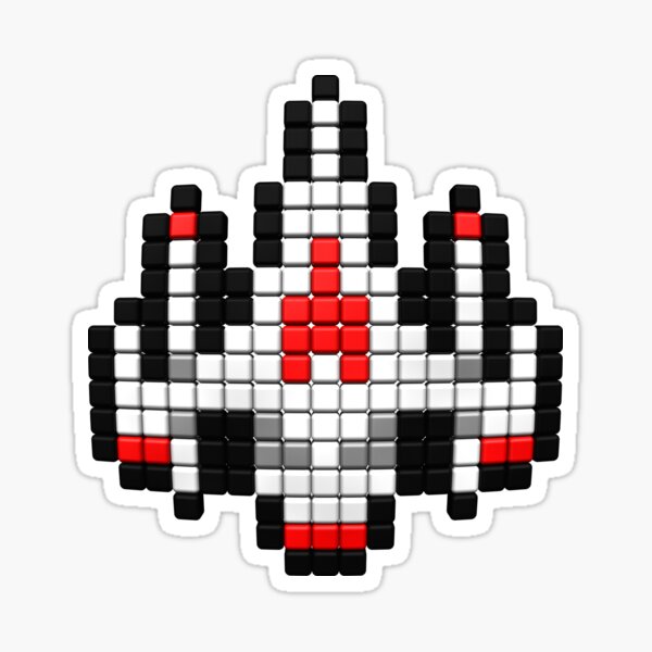 "Bosconian" Sticker for Sale by Pixel-Play | Redbubble