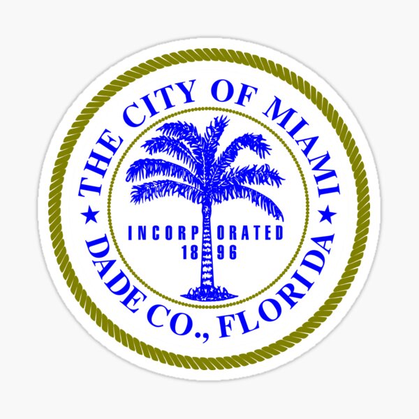 Miami Dade County Stickers | Redbubble