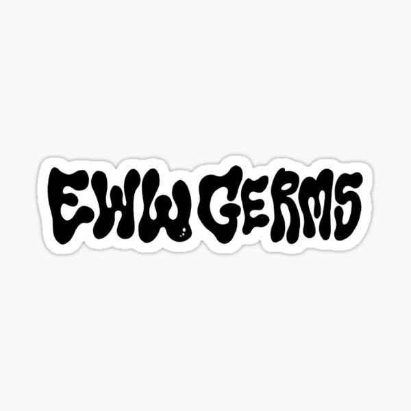 "Eww horizontal black" Sticker for Sale by EwwGerms | Redbubble