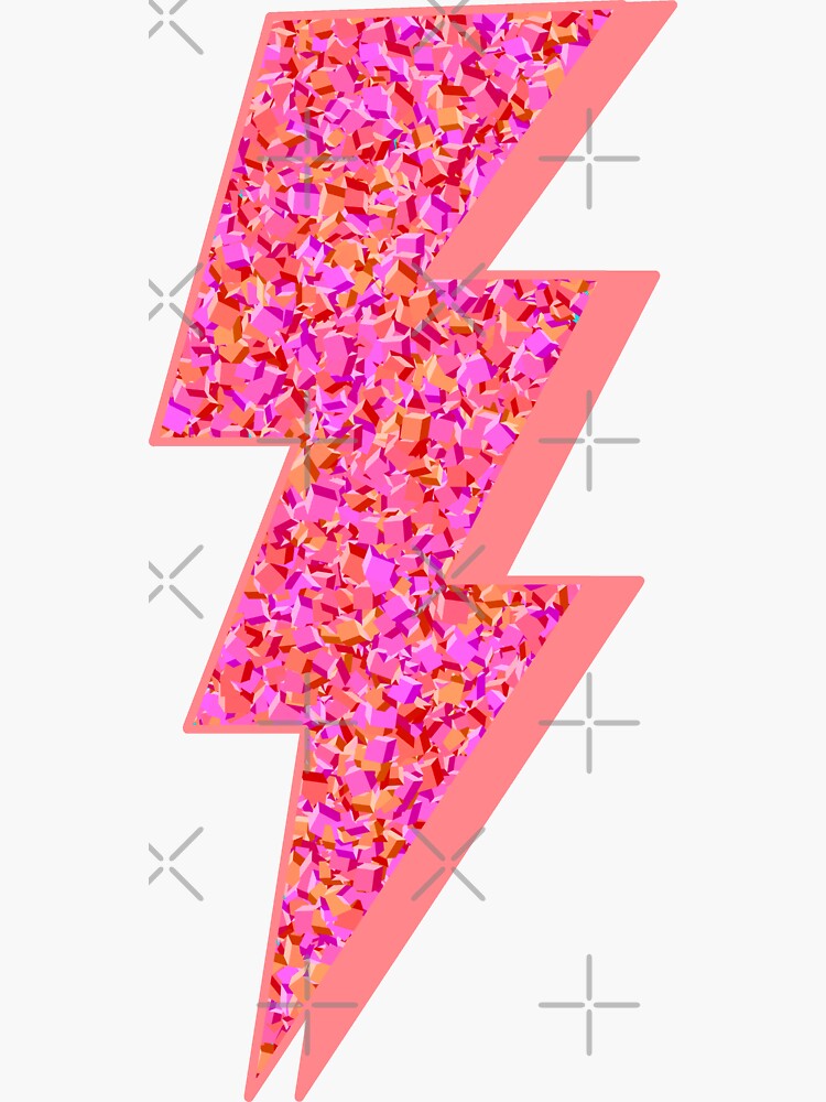 "Cute pastel thunder lightning bolt " Sticker for Sale by Mesckh ...
