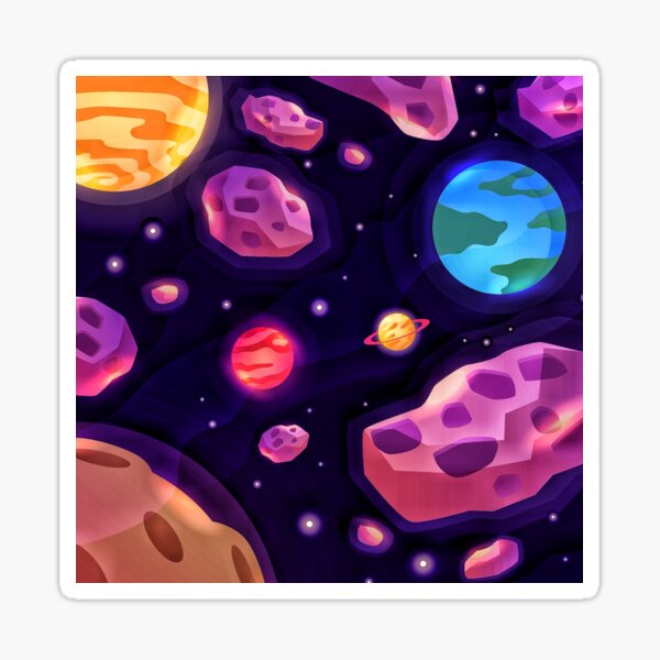"Space Meteor " Sticker for Sale by TheSkullArmy | Redbubble