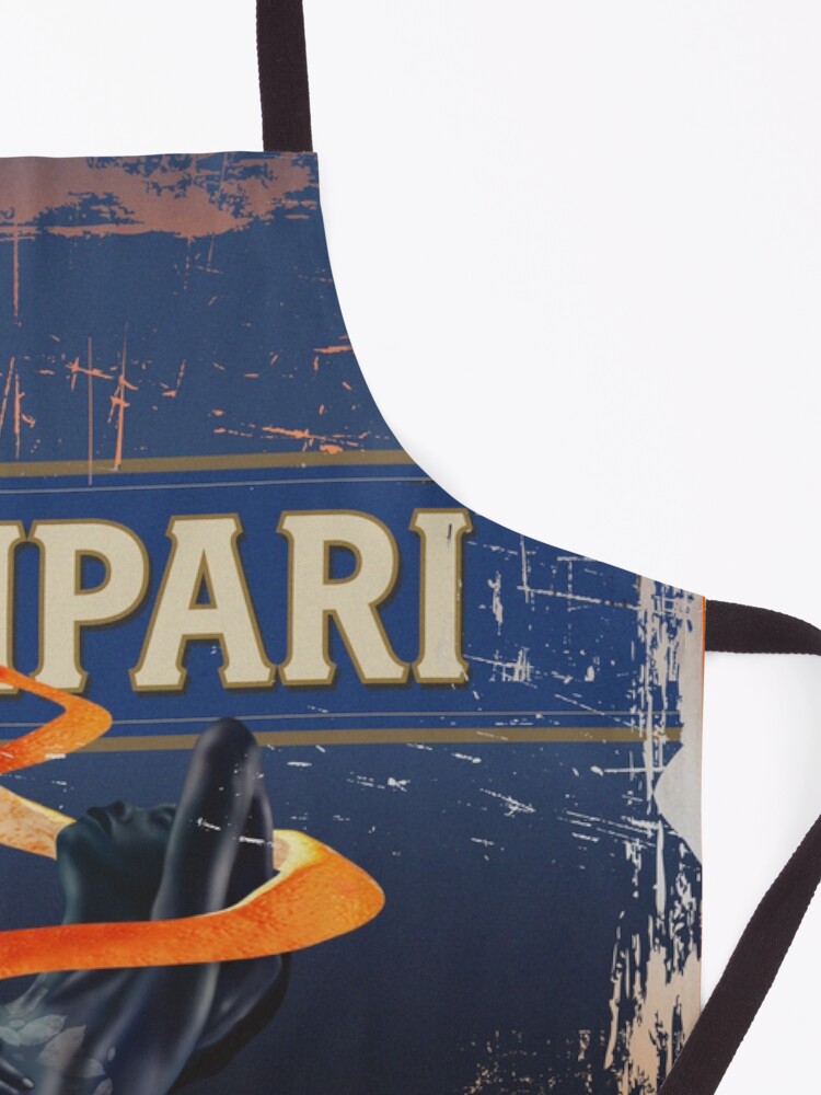 "Campari Vintage Orange Peel Distressed Design Type 2" Apron for Sale ...