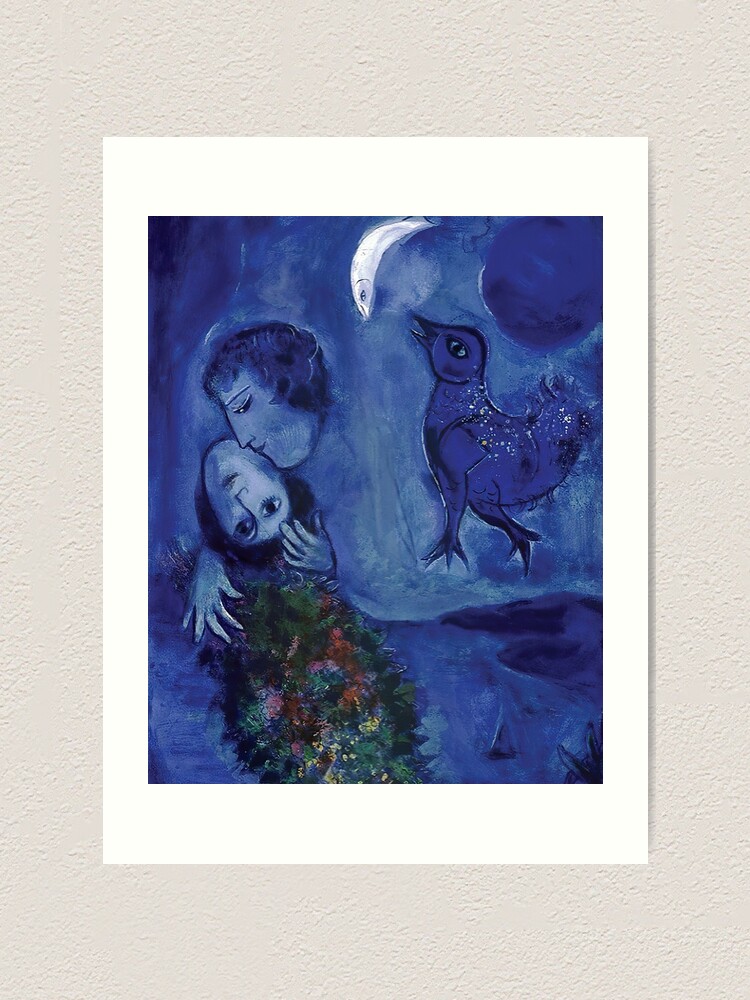 "Marc Chagall Blue Landscape 1949" Art Print for Sale by monikasankt3 ...