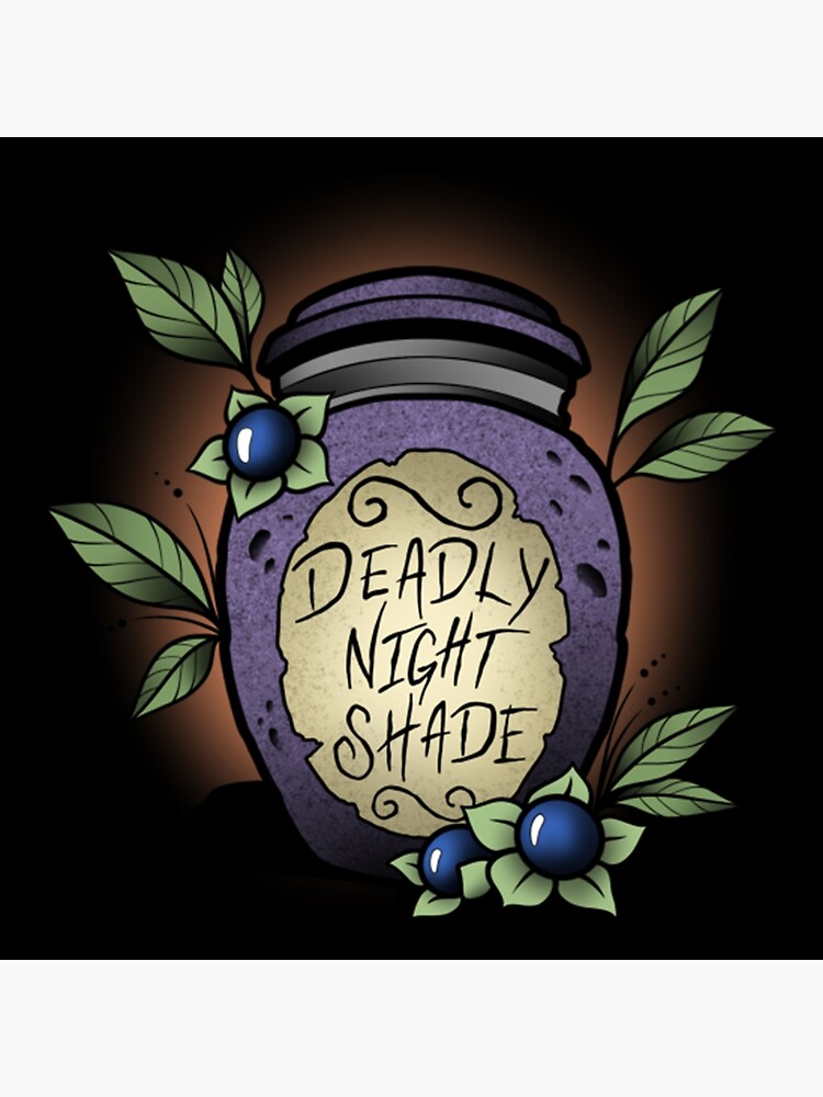 "Nightshade" Poster for Sale by Tordahl | Redbubble