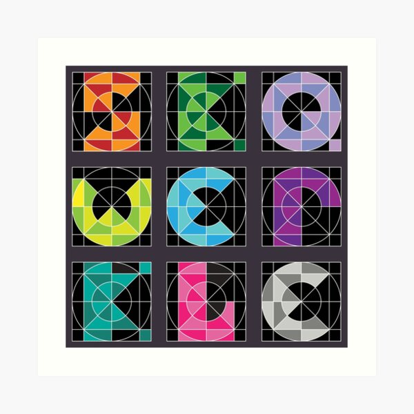 "Fifty Shapes of Skqwerkle" Art Print by SparkyJones | Redbubble