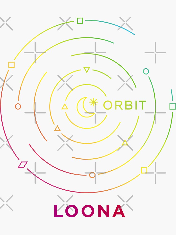 Pegatina «KPOP GIRLGROUP ORBIT FANDOM LOGO HOODIE CASE MUG BAG PILLOW ...