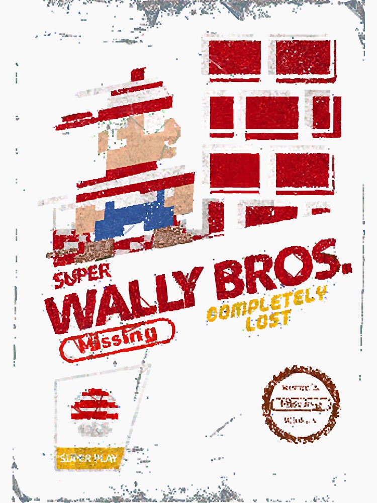 "Wally Bros. " Sticker for Sale by leahyork58 | Redbubble