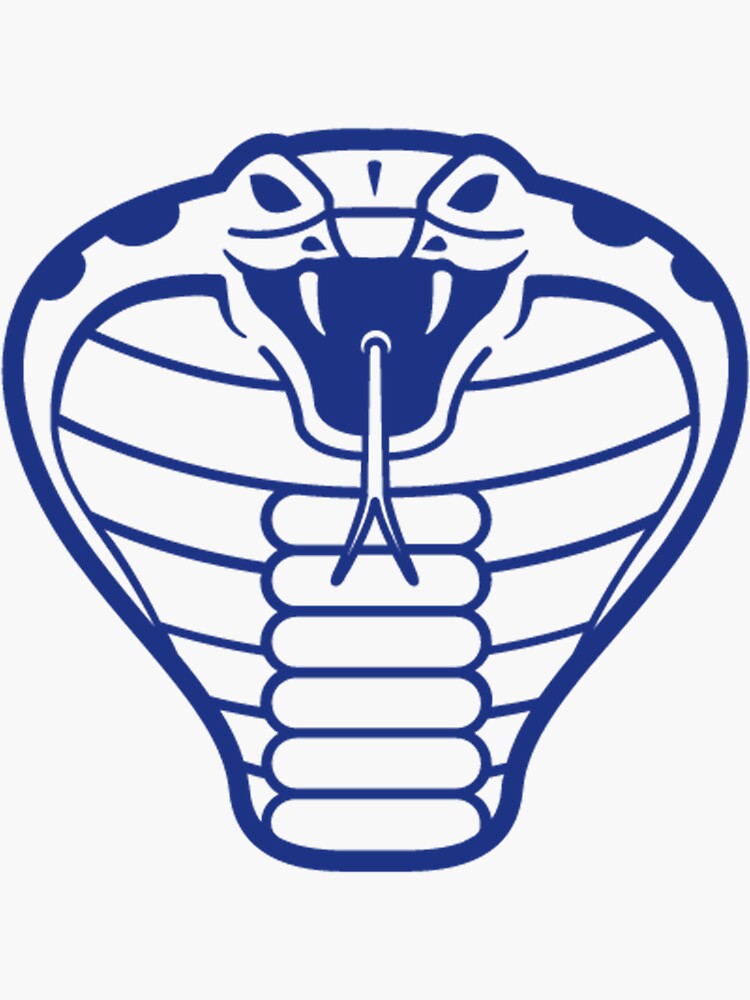 "blue snake logo in tattoo style" Sticker for Sale by Merch116 | Redbubble