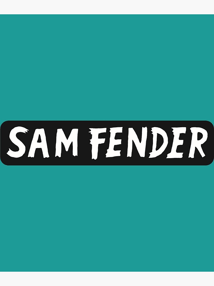 "Sam Fender Logo " Poster for Sale by ShirtStoreUS98 | Redbubble