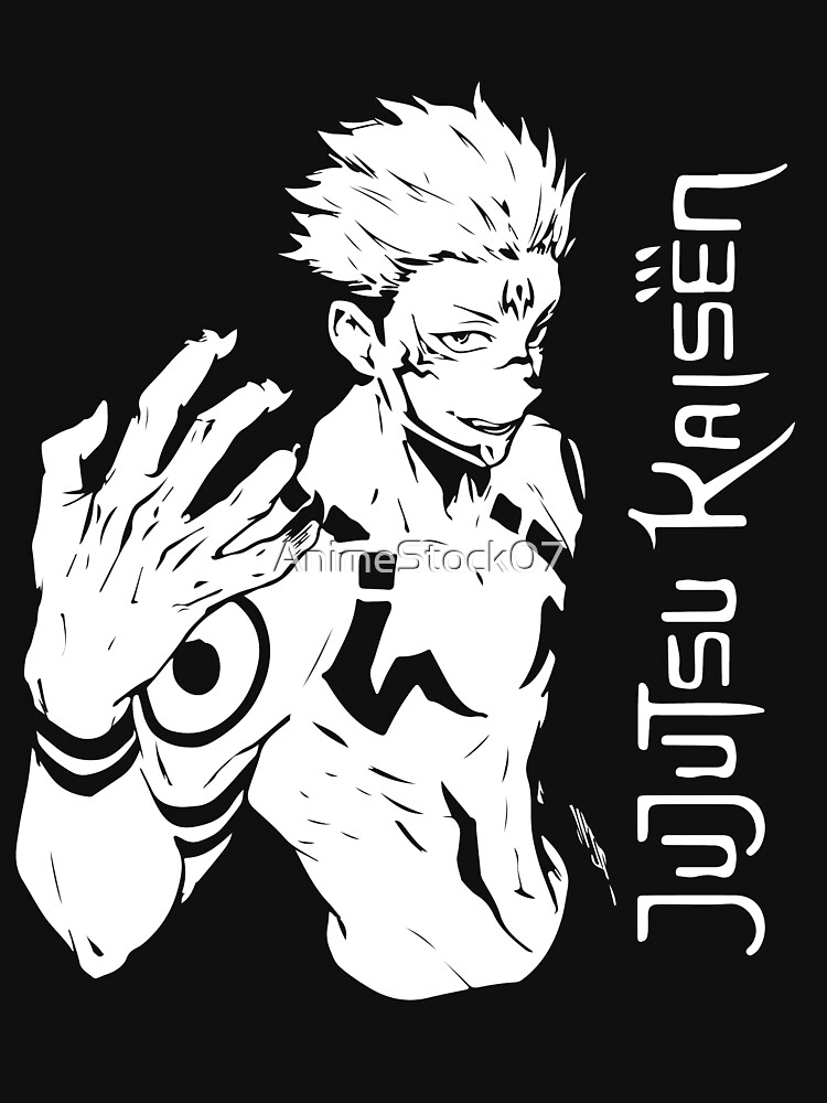 "SUKUNA " T-shirt for Sale by AnimeStock07 | Redbubble | sukuna t ...