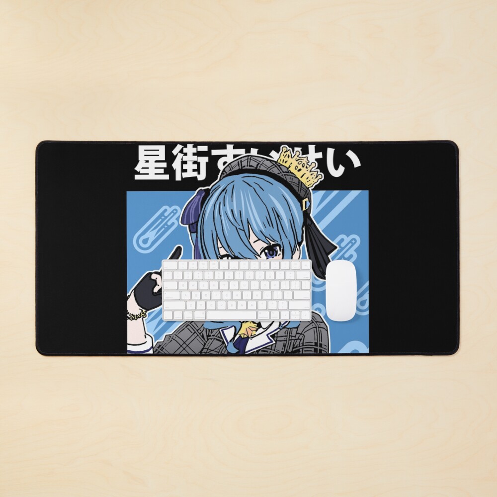 "Hololive Hoshimachi Suisei Comet" Mouse Pad for Sale by UDTee | Redbubble